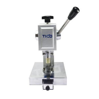 China STC-ASC-24 Manual Coin Cell Electrode Cutting Machine with 0.005-0.5mm Thickness Capacity and φ5-24mm Die Options for sale