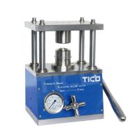 China Manual Coin Cell Crimping Machine 25kg 232×165×320mm for CR2032 CR2450 Laboratory Battery Assembly for sale