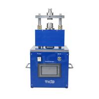 China CR20XX Coin Cell Electric Crimping Machine - 385x160x325mm Compact Lab Equipment with Touch Screen Control for sale