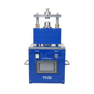 China CR20XX Coin Cell Electric Crimping Machine - 385x160x325mm Compact Lab Equipment with Touch Screen Control for sale