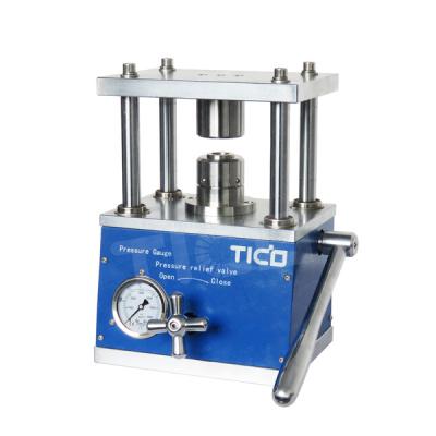 China STC-ASF-20 Manual Hydraulic Crimper for CR20xx Coin Cells | 232x190x330mm | 25kg Weight for sale