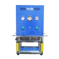 China STC-BMQ-SM280 Semi-Auto Die Cutting Machine for Polymer Pouch Cell Electrodes - 280×180mm Die Size, 800-2000pcs/h Speed for sale