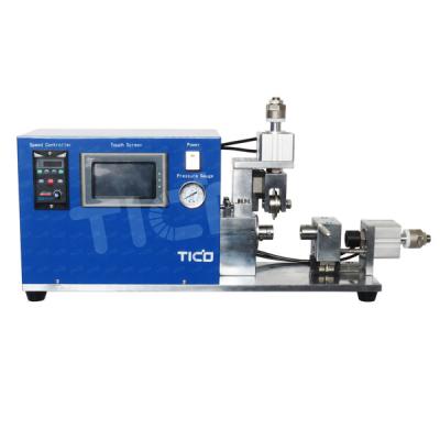 China STC-CGC-H18 Cylindrical Cell Case Grooving Machine for 18650 26650 21700 Cells with 1.2-2.0mm Depth Adjustment for sale