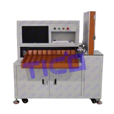 China 10 Channel Cylindrical Battery Sorting Machine for 18650 21700 Cells with 4800pcs/Hour Capacity and 260kg Weight for sale