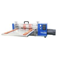 China STC-CFT-D300 Desktop Semi-Auto Cylindrical Cell Electrode Slitting Machine 200W 300mm Width for sale