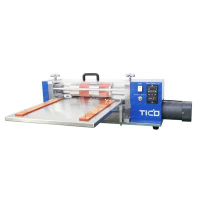 China STC-CFT-D300 Desktop Semi-Auto Cylindrical Cell Electrode Slitting Machine 200W 300mm Width for sale