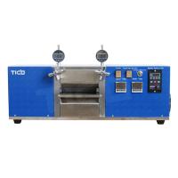 China STC-DRG-250 Battery Heat Rolling Press Equipment with 250mm Width Roller, HRC62 Hardness, 120°C Heating for sale