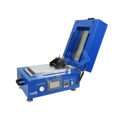 China 250mm Top Heating Automatic Film Coating Machine with 150°C Temperature Control and 0.01-3.5mm Adjustable Thickness for sale