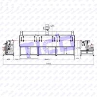 China Slot Die Roll-to-Roll Electrode Film Coating Machine 500mm Width with Three Drying Chambers for Battery Production for sale