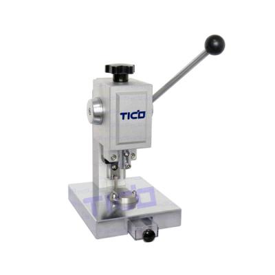 China 3mm Ox Horn Manual Hole Punching Machine with ±0.1mm Accuracy and 2 Million Cycle Die Life for Supercapacitor Manufacturing for sale