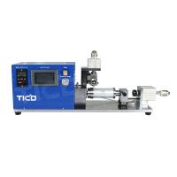 China Semi Auto Supercapacitor Grooving Machine with PLC Control for Φ60mm Capacitors, 1KW Power and 600×400×500mm Dimensions for sale