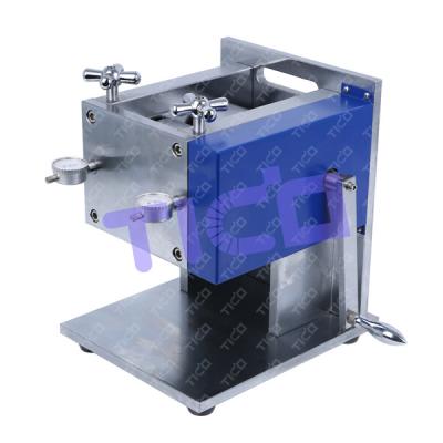 China STC-DSW-100 Manual Battery Electrode Rolling Press Machine with 100mm Roller Width and 0-10mm/s Adjustable Speed for Laboratory Research for sale