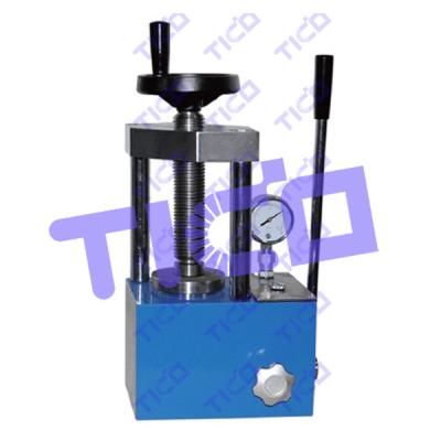 China 15 Ton Lab Single Punch Hydraulic Pressing Machine with 2 Columns for sale