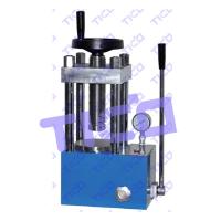 China 40 Ton Manual Hydraulic Tablet Press with 130mm Piston and 50mm Stroke for Powder Pellet Making for sale