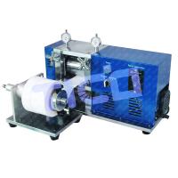 China STC-DDG-100S Electric Roll Press Machine 100mm Width with Winder/Unwinder for Battery Electrode Processing for sale