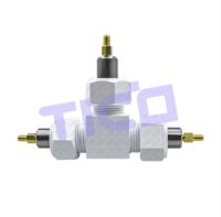 China Swagelok High Purity Titanium Three Electrode Test Cell for Lithium-lon Battery Research for sale