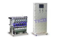 China PLC Vacuum Glovebox Chamber 1220×750×900mm with IoT Monitoring and H2O/O2 <1ppm Control for sale
