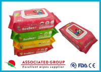 China Unscented Natural Baby Wet Wipes Flushable Resealable Pack Healthy for sale