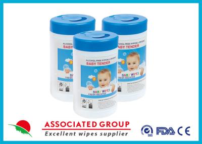 China Unscented Baby Wet Wipes , Baby Travel Wipes 80 Counts Per Box for sale