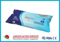 China Disposable Organic Adult Wet Wipes 48pcs Premoistened Washcloths for sale