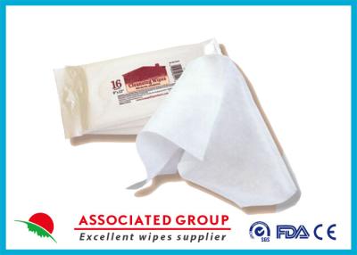China Nonwoven Spunlace Adult Wet Wipes 16Pcs Premoistened Washcloths for sale