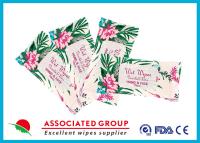 China Bathroom Keup Remover Wipes , Feminine Cleansing Wipes Fresh Scents For Women for sale