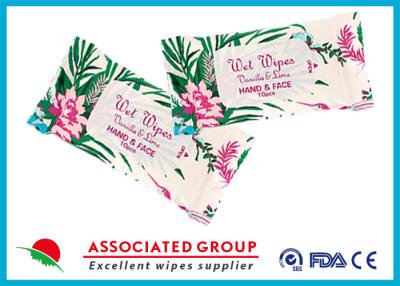 China Personal Hygiene Wet Tissue Paper For Face , Unscented Feminine Wipes for sale