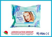 China Facial Natural Makeup Remover Wipes Feminine Hygiene Unscented Biodegradable for sale