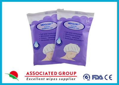 China Clean Scent Rinse Free Shampoo Caps With Absolutely No Water for sale