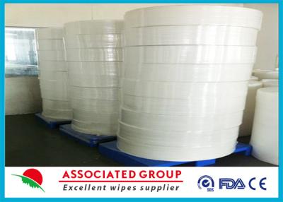 China Baby Care Spunlace Nonwoven Fabric Rolls For Sanitary Napkin for sale