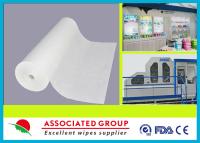 China 70% PET Spunlace Nonwoven Fabric Lint Free Wet Wipes Raw Materials for sale