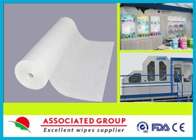 China 70% PET Spunlace Nonwoven Fabric Lint Free Wet Wipes Raw Materials for sale