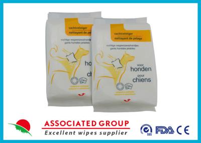 China Needle Punched Nonwoven Wet Wash Glove Pet Hair Glove 20 Counts for sale