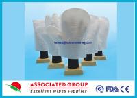 China White Nonwoven Wet Wash Glove Dry or Wet  Square Shape Household for sale