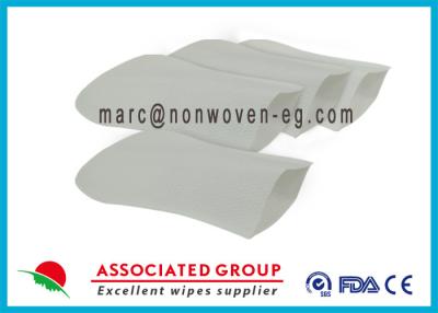 China Soft Hospital Patient Wet Wash Glove Embowed Bio Degradable Smooth for sale