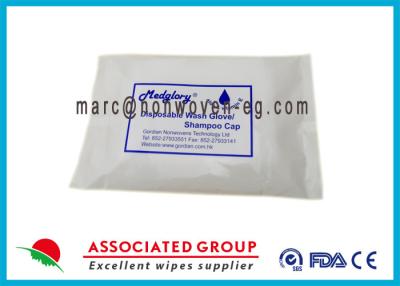 China Hospital Waterless Wet Wash Glove Microwavable For Sensitive Skin for sale