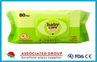 China Non Irritating Chamomile / Aloe Vera Skin Care Baby Wet Wipes for Face , 80 Sheets for sale