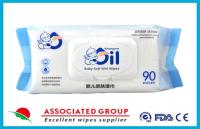 China 90 Sheets Soft Baby Wet Wipes Unscented Fragrance Free Hypoallergenic Flip Top for sale