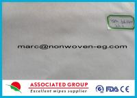 China 50% Viscose 50% Polyester Spunlace Nonwoven Fabric Cross Lapping Plain Pattern for sale