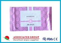 China Disposable Organic Smooth Feminine privateparts Hygiene Wipes With Fresh Scent for sale
