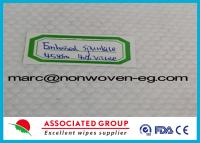 China Cross Lapping White Spunbond Non Woven Fabric Highly absorbent for sale