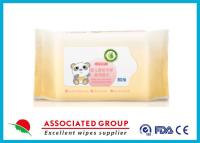 China Non Irritating Aloe Vera Skin Care Wet Baby Wipes for Face And Hands , 80 Sheets for sale