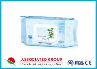 China Fresh Wet Wipes For Infant Skincare , Chemical Free Gently Protect 80pcs Flip Top for sale
