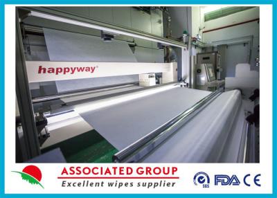 China 100% Viscos Super Soft Fabric Non Woven Roll Lint Free Spunlace Technics for sale
