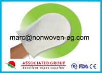 China Hospital Microwavable Pre Moistened bathroom cleaning gloves Incontinence Care for sale
