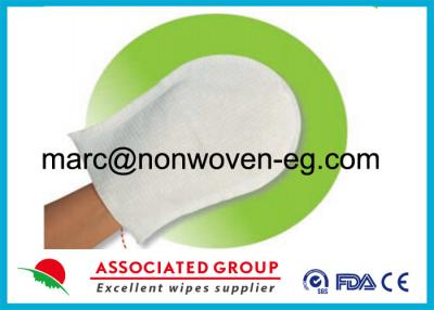 China Hospital Microwavable Pre Moistened bathroom cleaning gloves Incontinence Care for sale