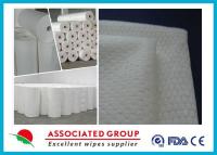 China Extra Soft Hydrophilic White Spunlace Nonwoven Fabric No Chemical binder for sale