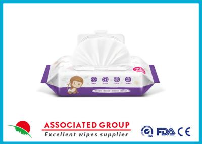 China Naturally Slightly Acidic Biodegradable Wet Wipes For Babies Use , Xylitol Added for sale