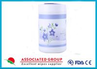 China Fresh Scent Soft Antibacterial Wet Wipes High Capacity 120 Count Canister for sale