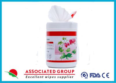 China Fresh Scent Soft Antibacterial Wet Wipes High Capacity 120 Count Canister for sale